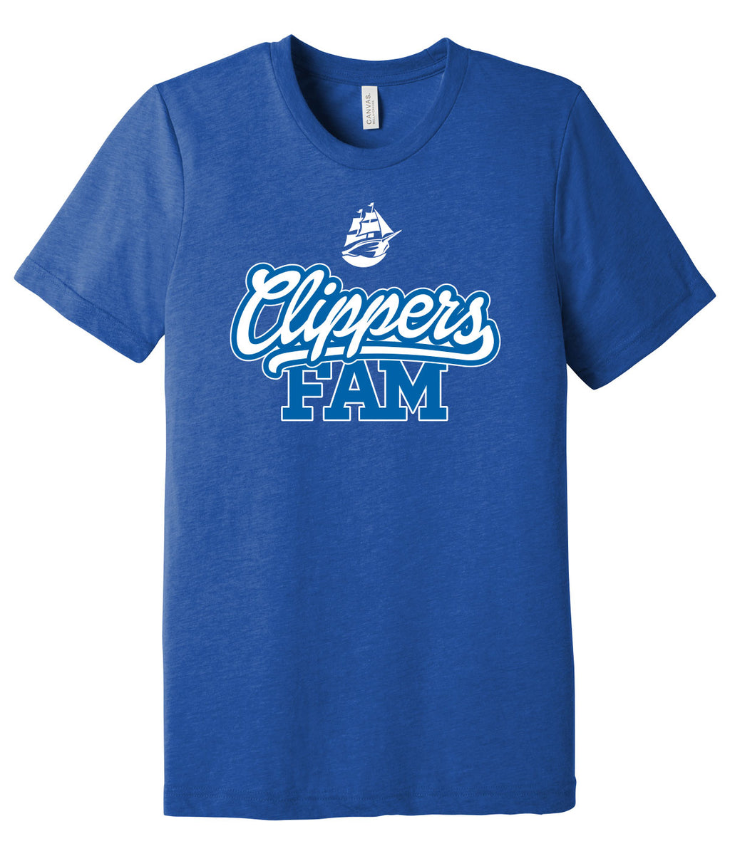 Clippers Fam Softstyle Tee – CCA Letterman Locker