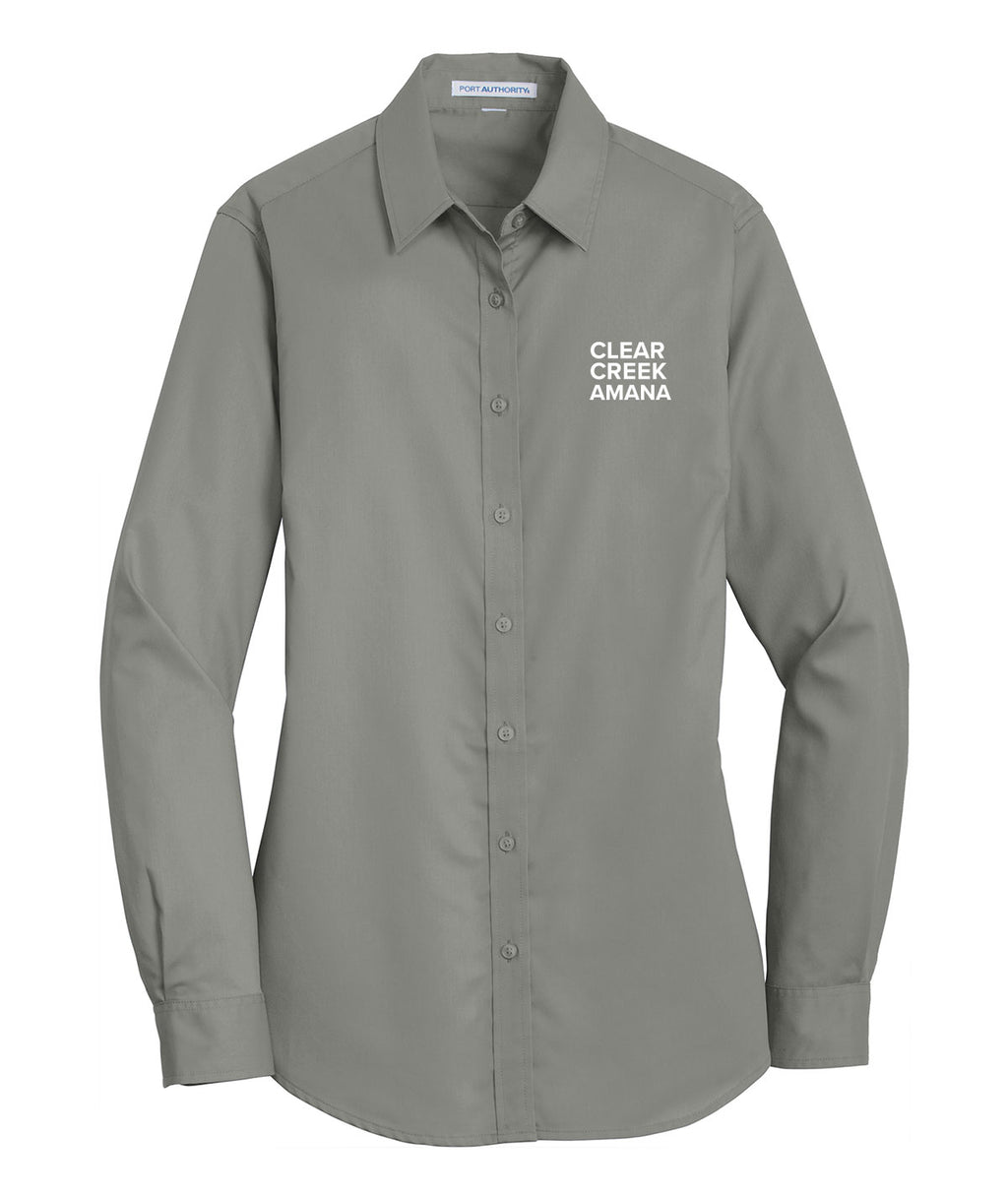 District Womens Twill Shirt – CCA Letterman Locker