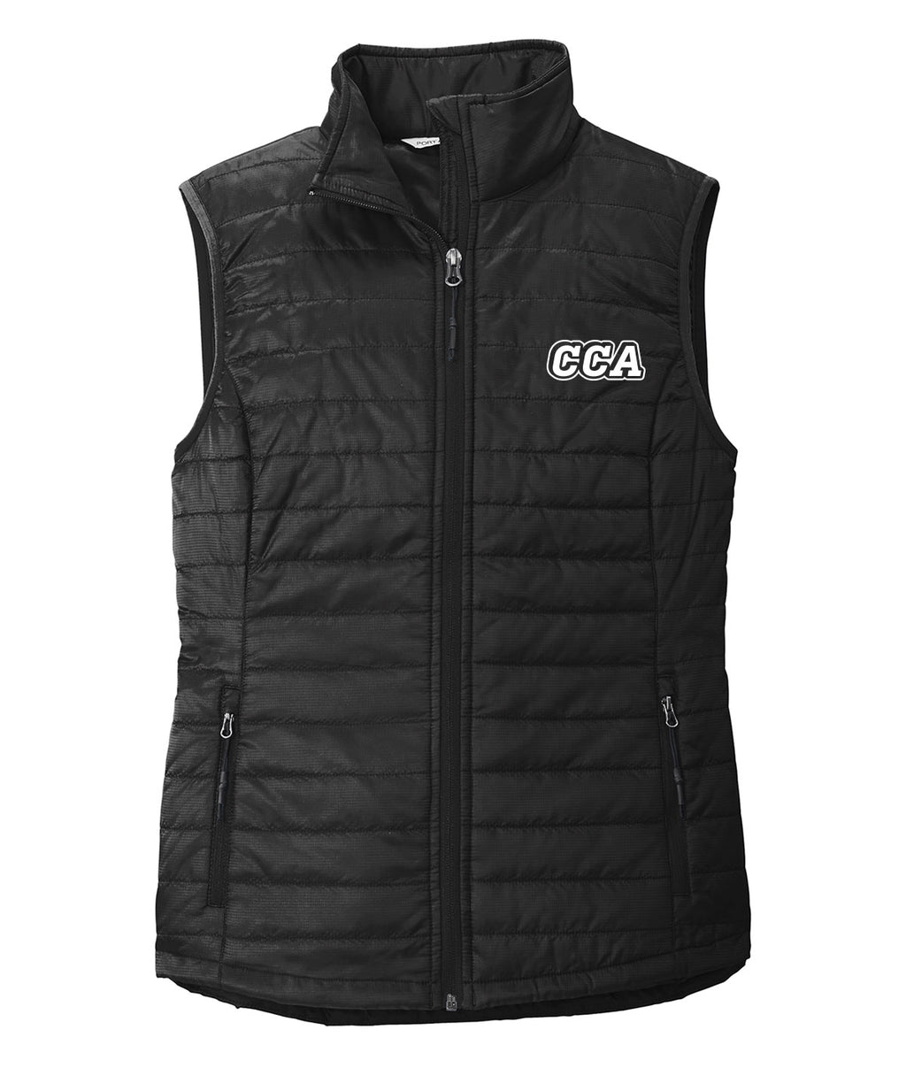District Womens Light Puffer Vest – CCA Letterman Locker